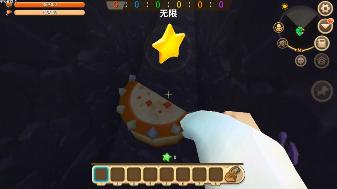 迷你世界看谁手速快 换了鼠标,吃蛋糕都变快了