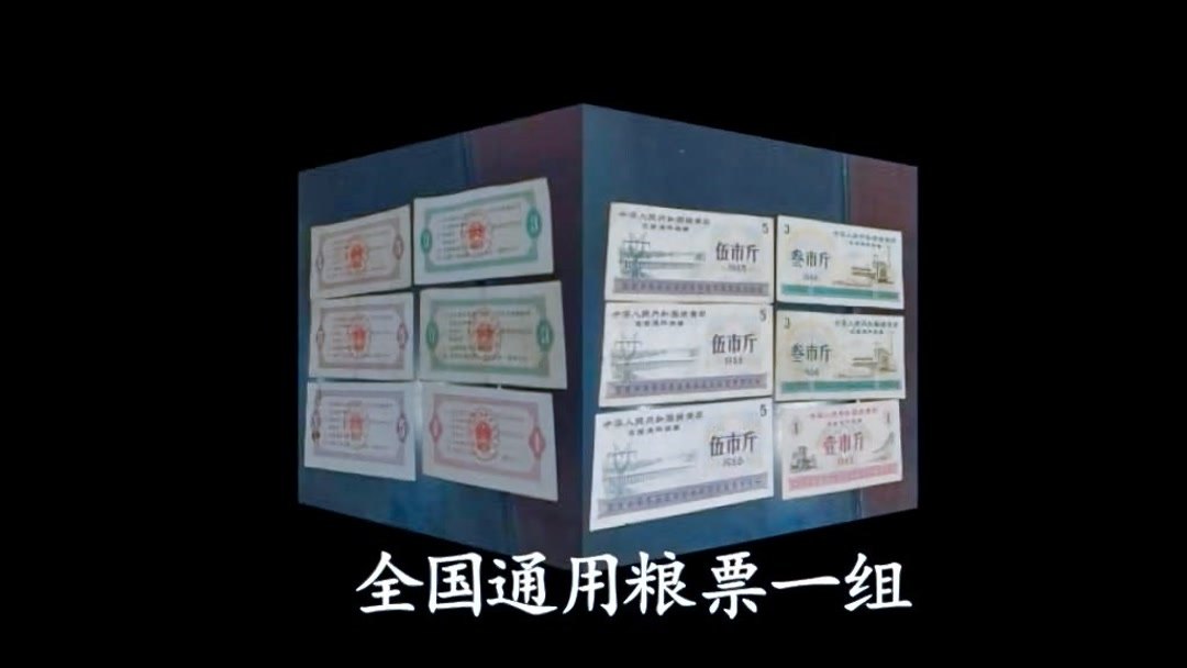 2033-人民共和国全国通用粮票一组