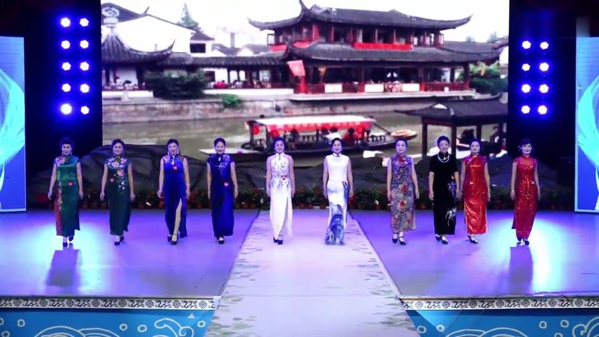 最美中国风 靓丽旗袍秀《超级模特旗袍秀》