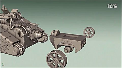 3D打印应用实例_3D打印坦克模型欣赏_e键打印www.ejdyin.com