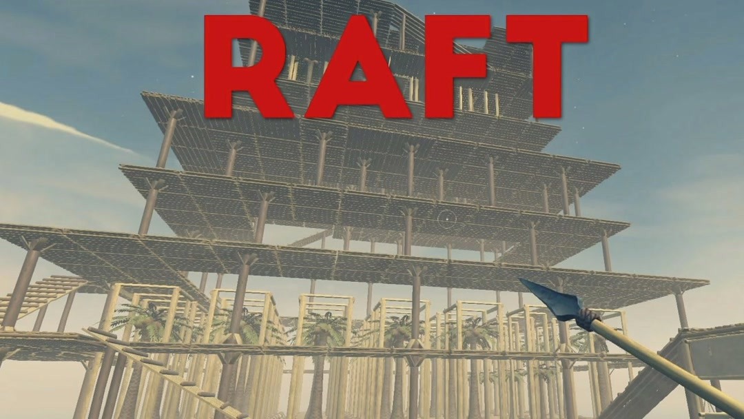 Raft木筏生存漂流记-巨型金字塔防御太坚固