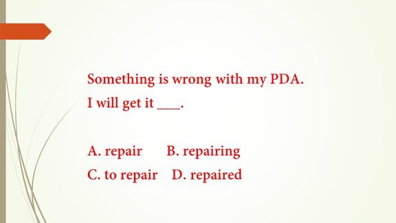 初中英语句型学习!get sth done语法在语句中的应用实例!