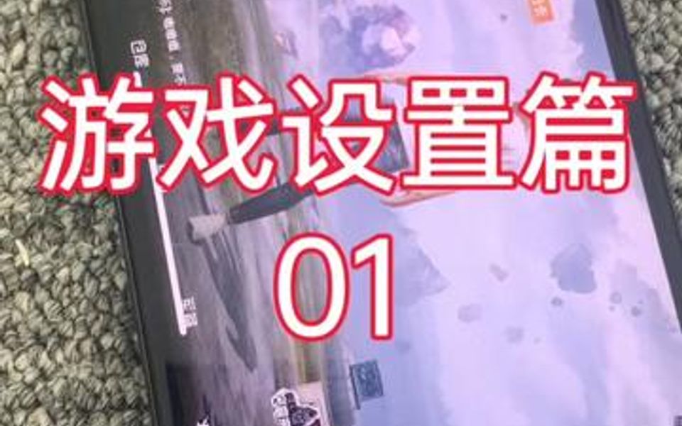 和平精英,游戏设置详细教学01