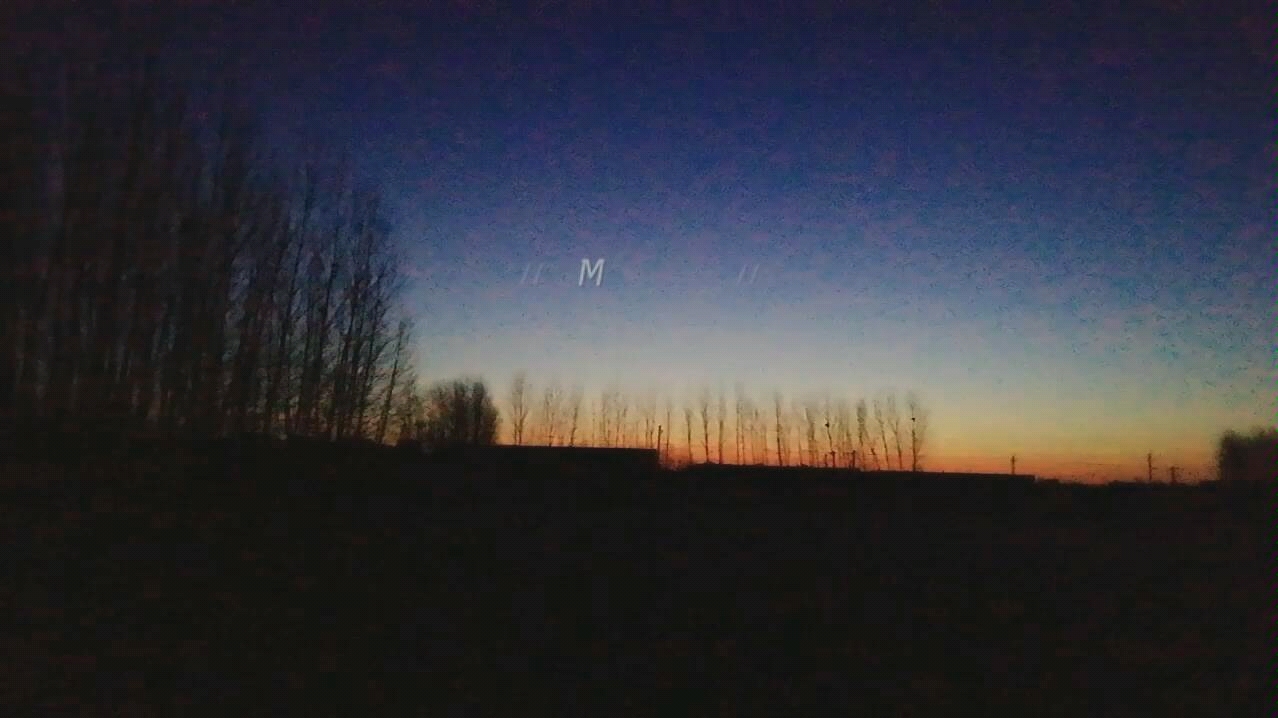 2020年2月18日,考研倒计时307天,六点半的天空,很美,你醒了吗?