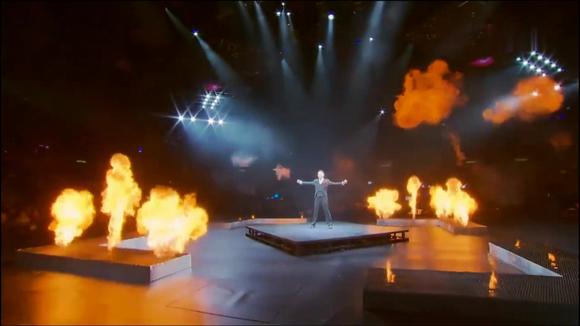 超震撼的舞台效果,永远的刘德华