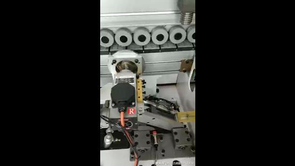 封边机调机教学_力邦数控带跟踪倒角全自动封边机气压调节