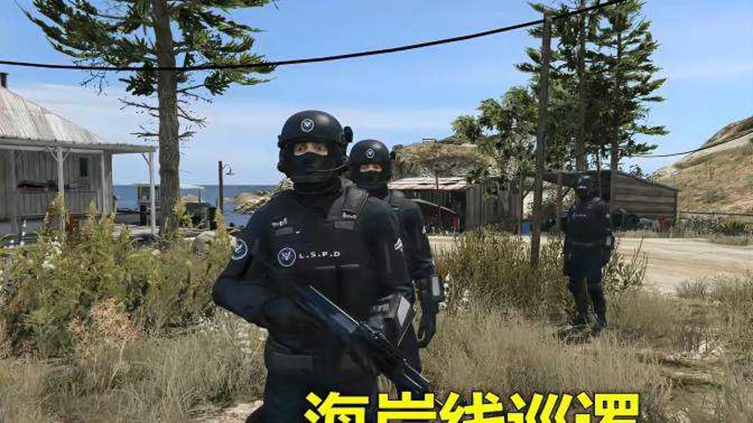 特警小队模拟器 海岸线巡逻 发现有人私自造武器 全部逮捕