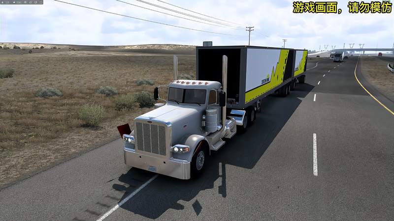 第19集丨美国卡车模拟:双货柜从肯纳维克到伯恩斯,全程四百公里