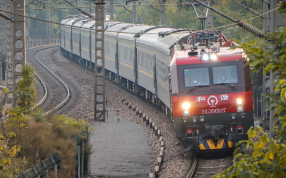 【陇海线拍车】记录疫情下仅剩的几趟列车之一的K362次列车,新安县...