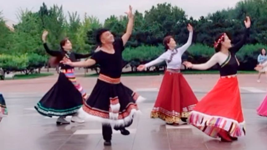 苏科舞蹈《欢乐的海洋》激情奔放,舒展优美,苏老师原创舞蹈