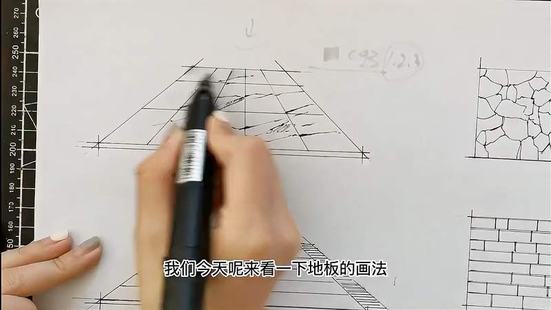 室内手绘设计线稿