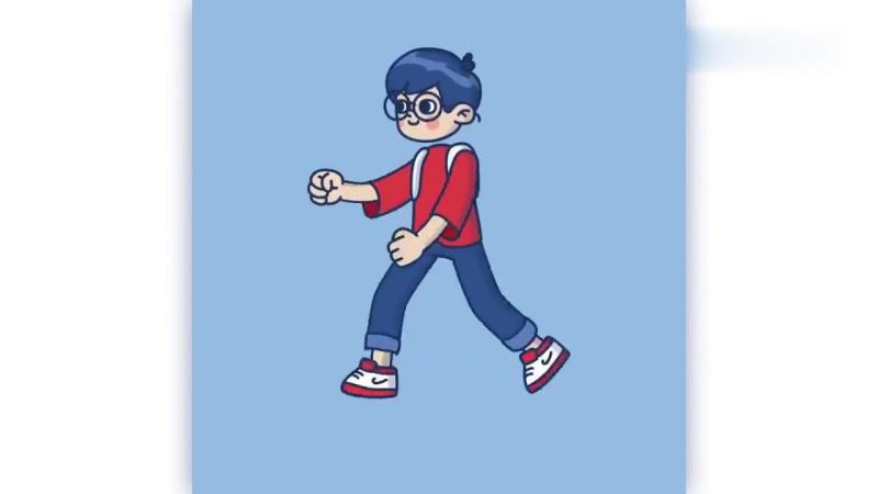 太强了!1分钟学会卡通角色Deekay跑步循环 动画制作