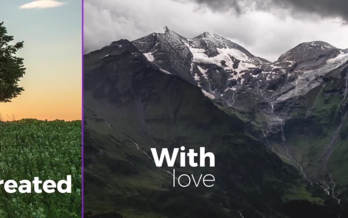 ...专业设计优雅文本动画时尚过渡效果标题介绍运动照片活动视频开场