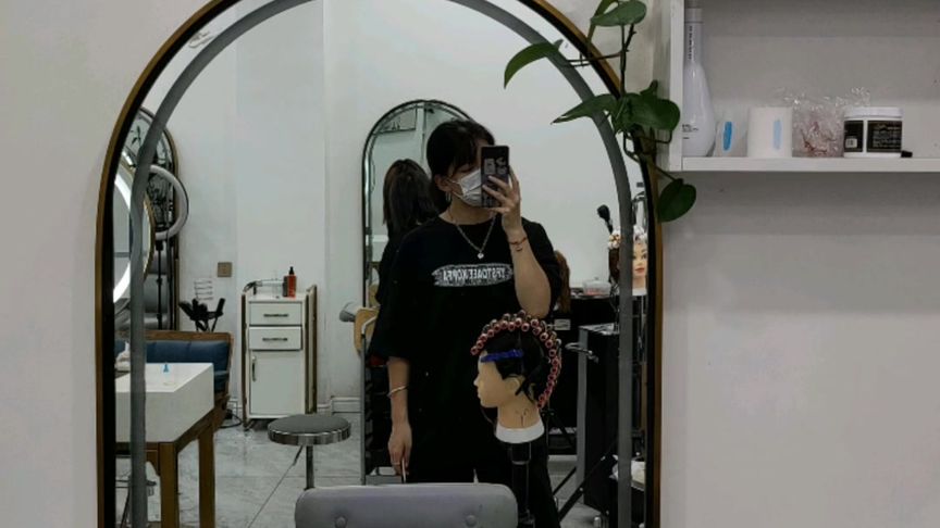 第二次卷标准杠 属实不咋地 缺乏练习#00 #美发人