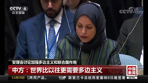 [中国新闻]安理会讨论加强多边主义和联合国作用