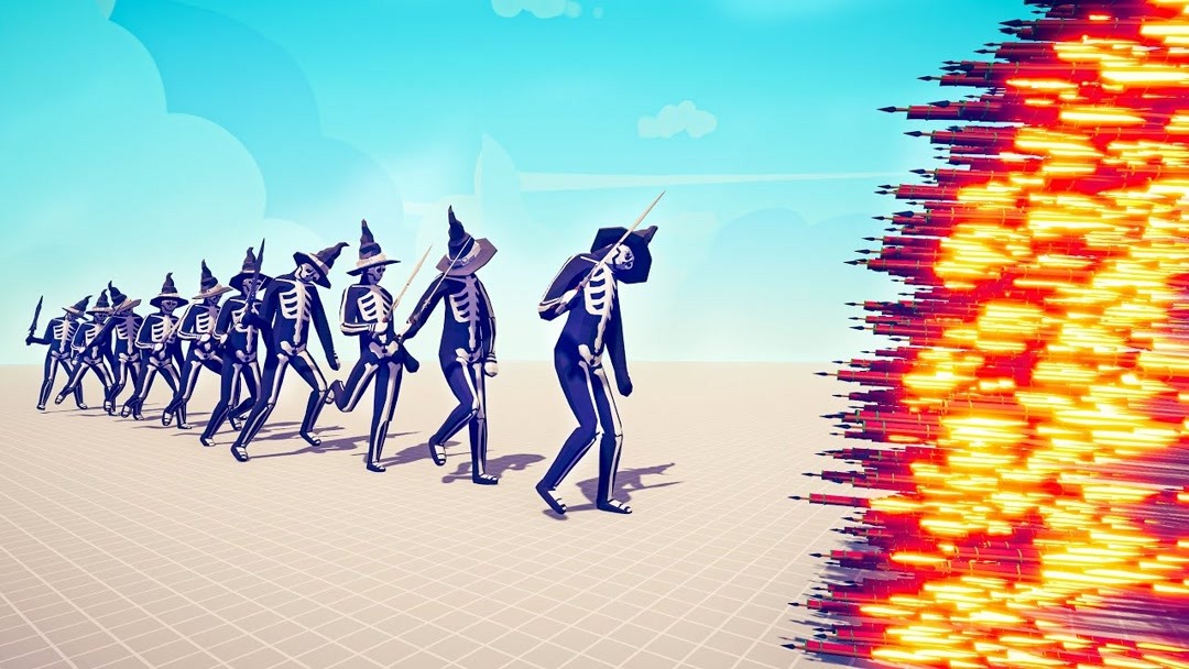 全面战争模拟器:10倍万圣节骷髅大战每一个神,有趣的战斗游戏!