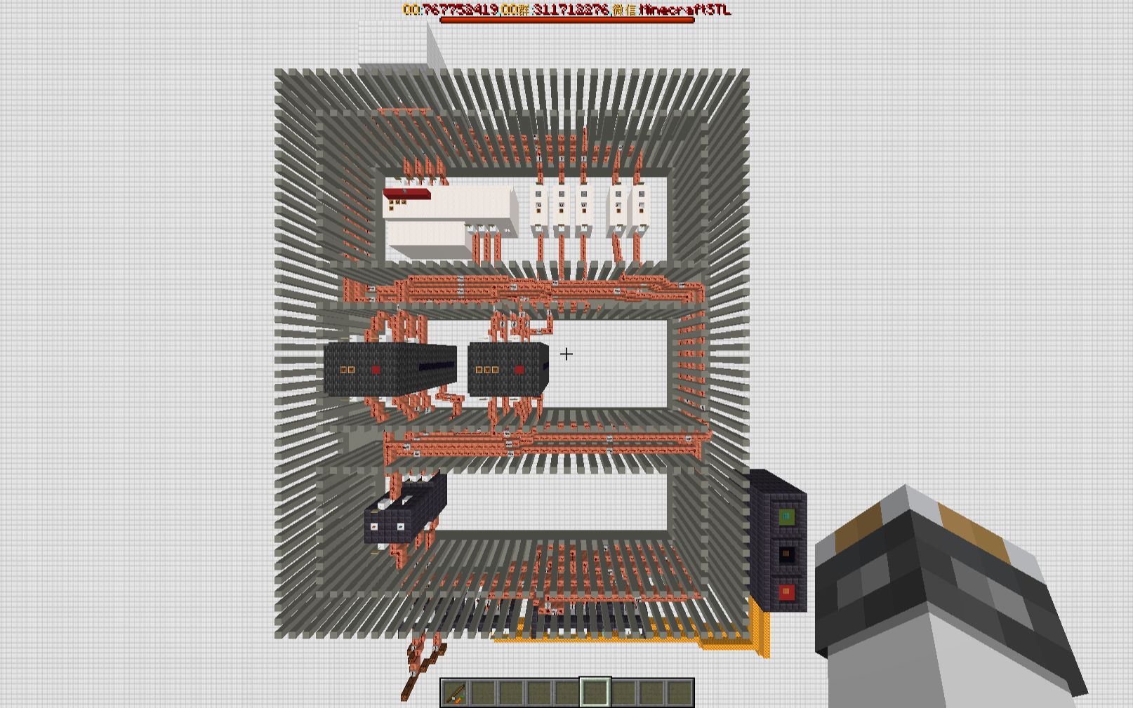 【MC】在我的世界里实现三相异步电动机的正、反转控制