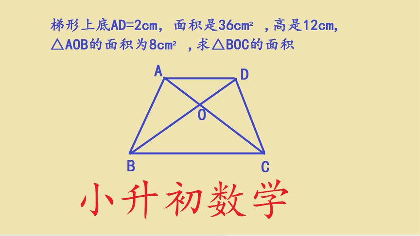 小升初数学常考题型,求面积问题,掌握公式就得满分