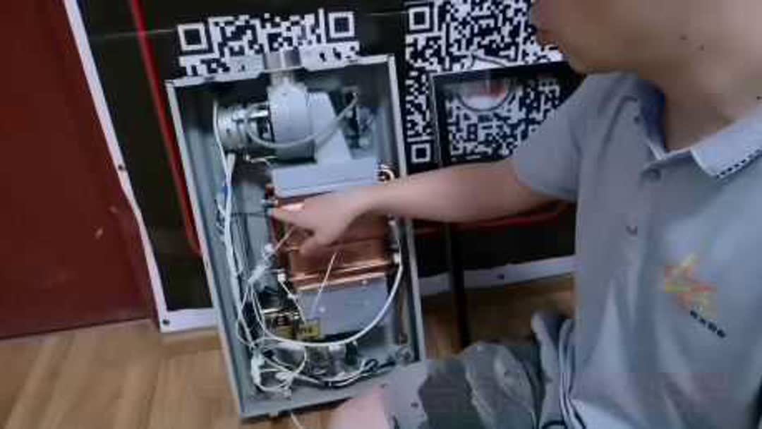 燃气热水器的内部结构讲解,拿教学机来演示,免费教程别错过