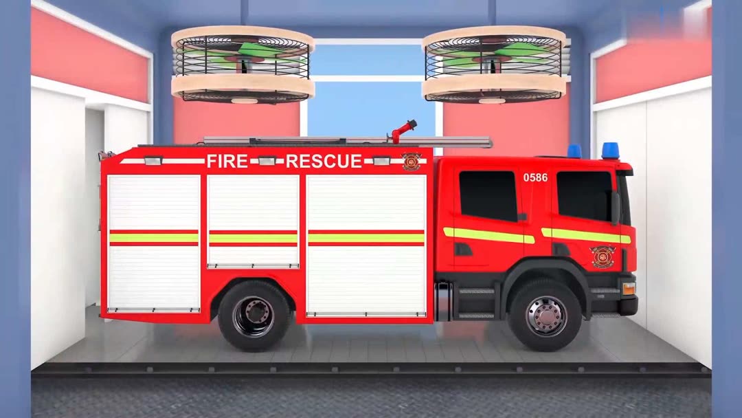 教儿童认识消防车的用途