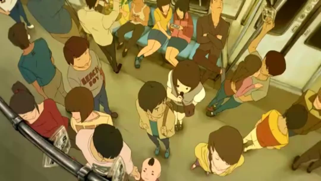 HD北京学院动画短片:The Subway Time 地铁时间