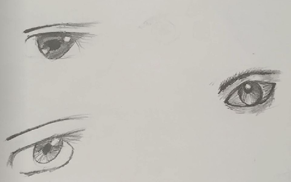 【绘画】30秒教你画出逼真眼睛!新手向教程!