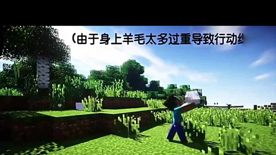 搞笑视频 我的世界动画片 当史蒂夫没了力气
