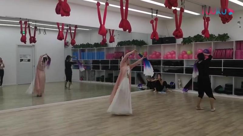 古典舞扇子舞梁祝慢动作分解教学