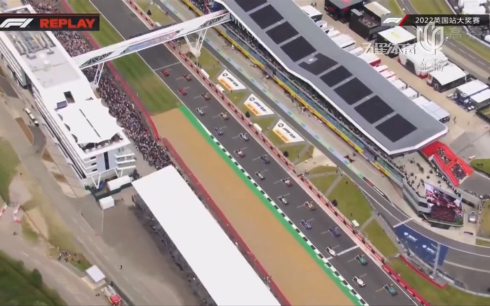 英国站周冠宇撞车回放