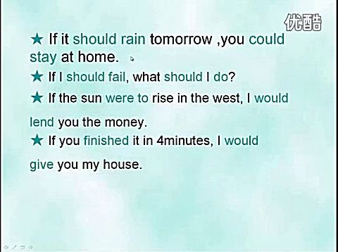 微课 if条件句中的虚拟语气