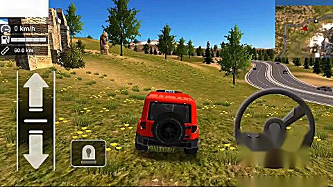 警车越野警车追捕模拟器红色警车44安卓游戏