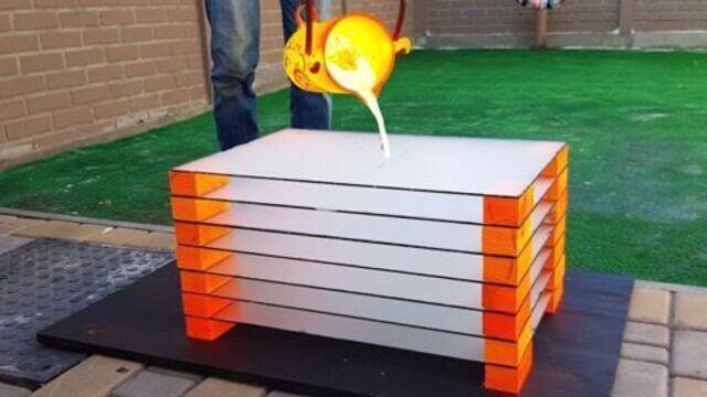 国产钢化玻璃有多强?用1200度岩浆测试,镜头记录彪悍全过程