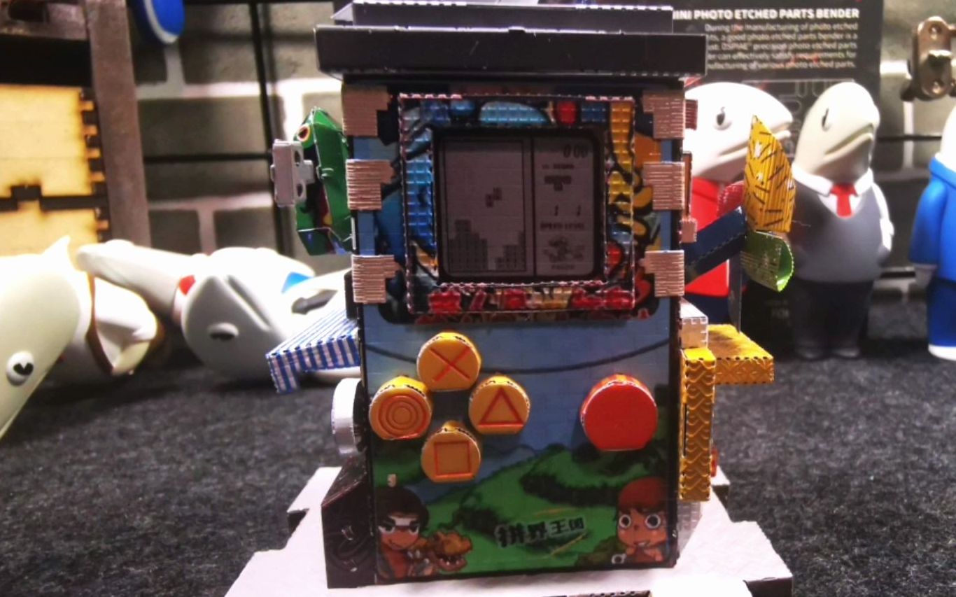 定格动画,制作不易!金属拼装模型,童趣店!