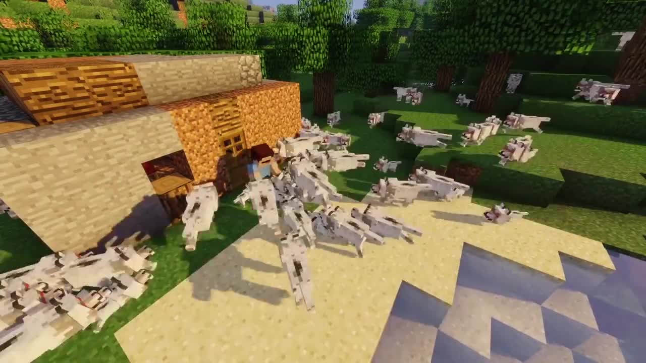 我的世界MC动画:如何造棒棒哒房子