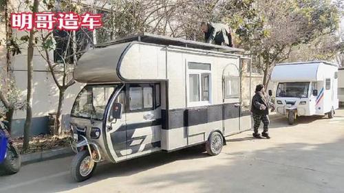 电动三轮房车,客户从北京来提三轮房车,非常满意这款车