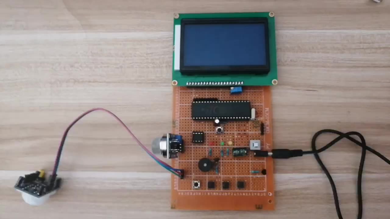 单片机毕设基于51单片机家居智能检测系统