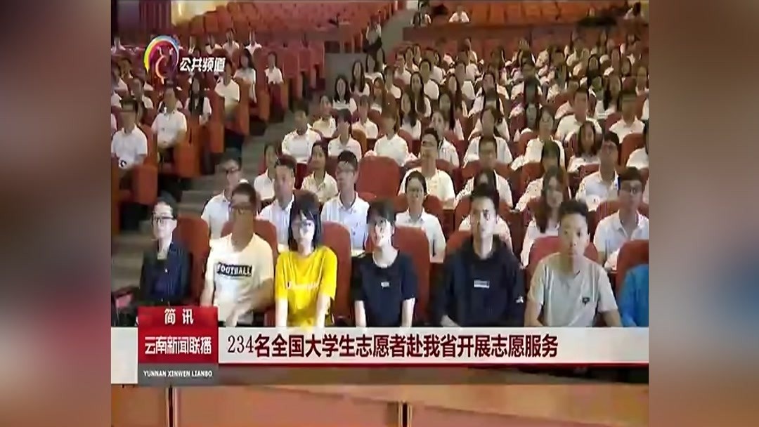 234名全国大学生志愿者赴我省开展志愿服务