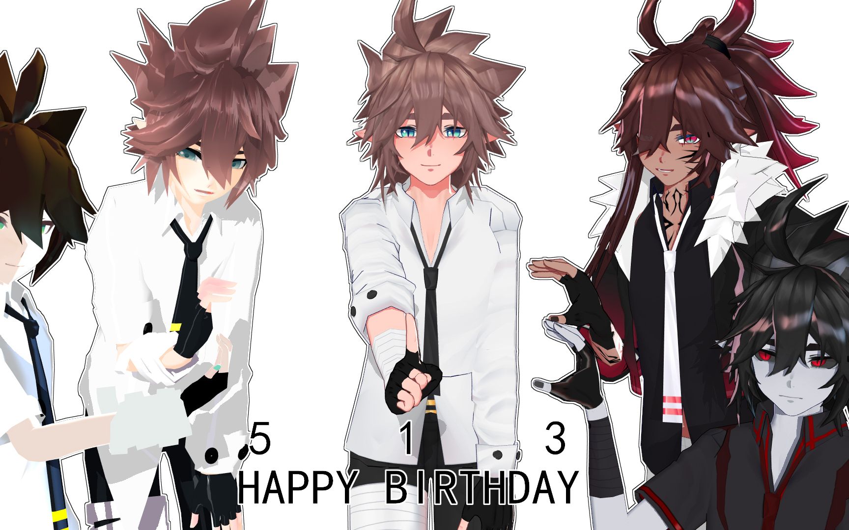 【凹凸世界MMD/安迷修生贺】-cynical night plan-【私设有】