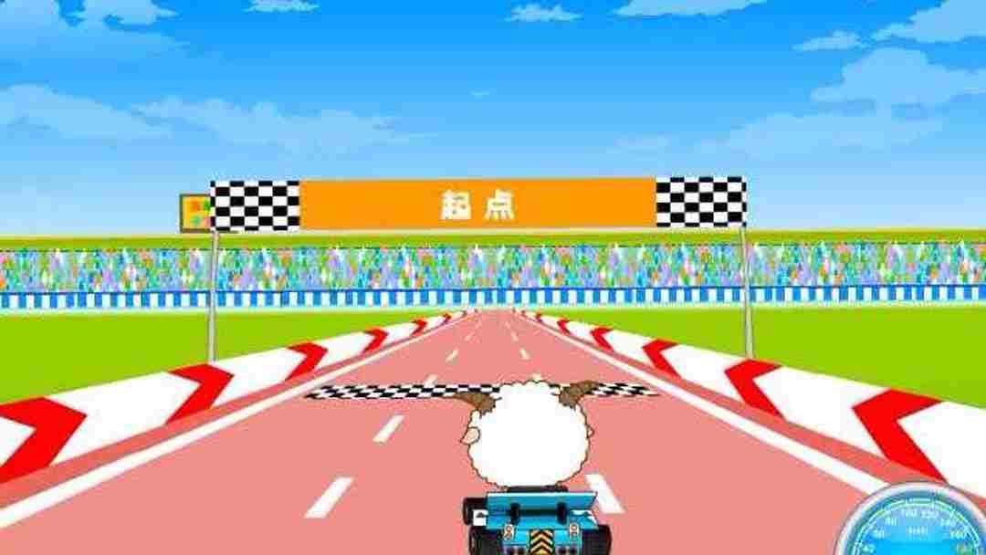 喜羊羊和灰太狼之喜羊羊卡丁车2喜羊羊初次赛车游戏