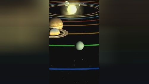 太阳系九大行星运行模拟，给宝宝科普通俗易懂