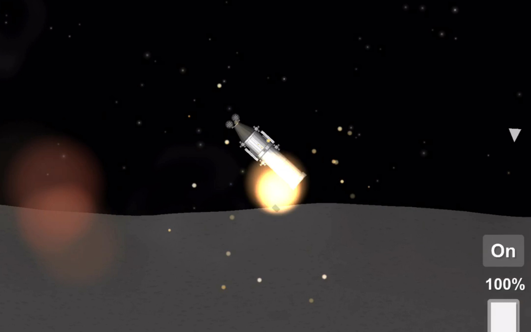 【绿叶5】《航天模拟器》登月(硬着陆)真的很硬都爆炸了。