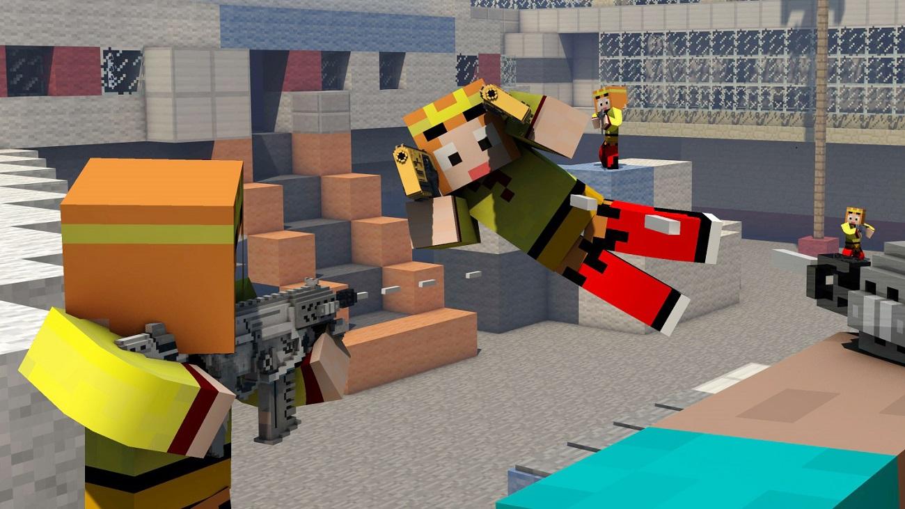 【小龙】我的世界MC枪战吃鸡EP9 Minecraft服务器小游戏搞笑视频
