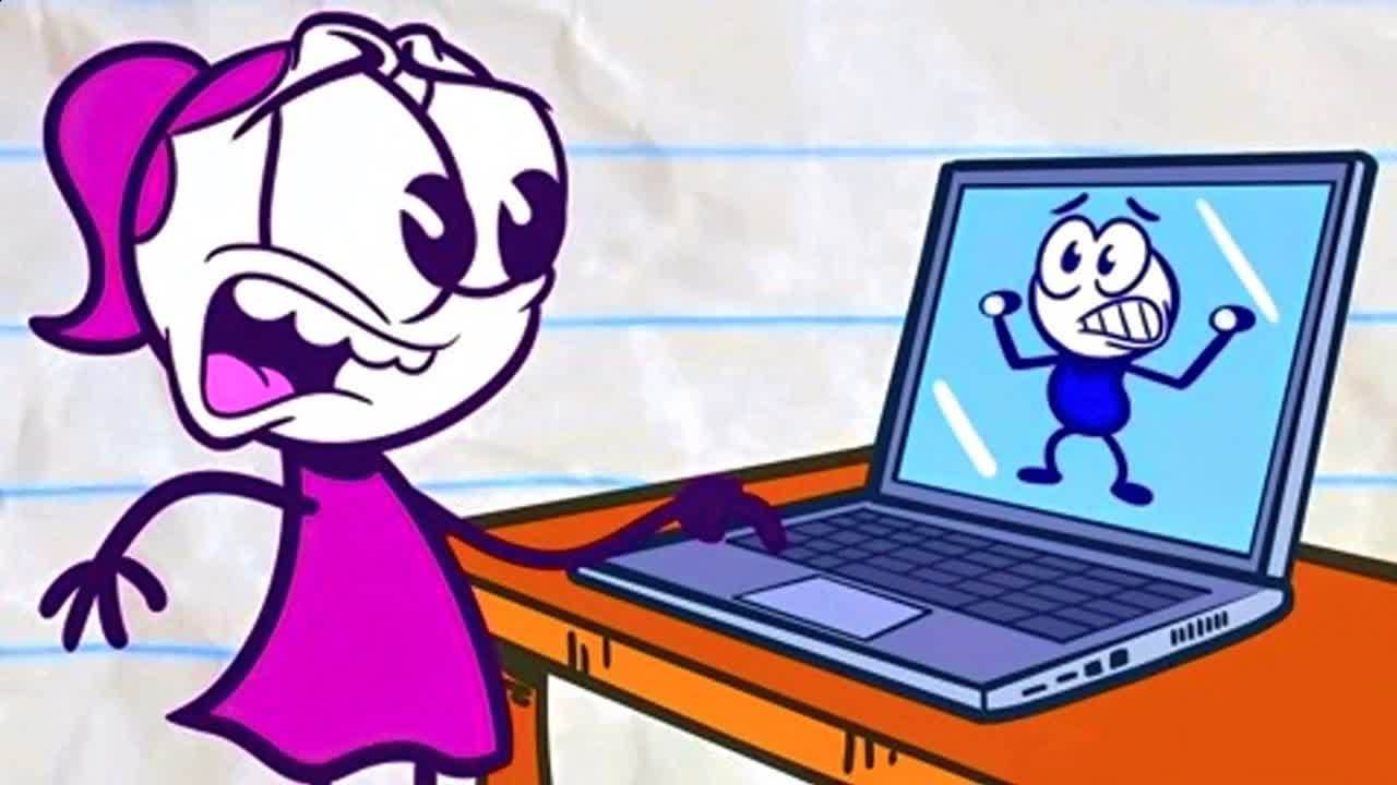 创意铅笔动画,会吸人的电脑,太神奇了!