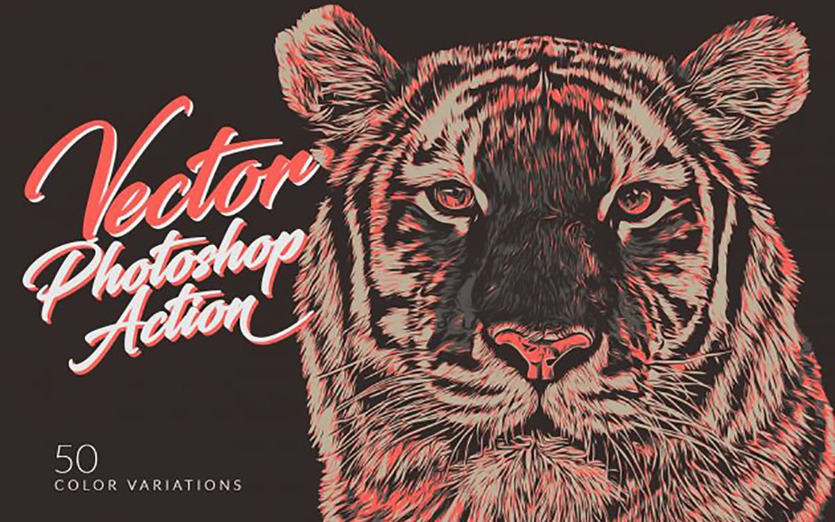 PS矢量图效果艺术特效动作视频教程