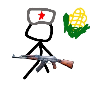 右上角的玉米 