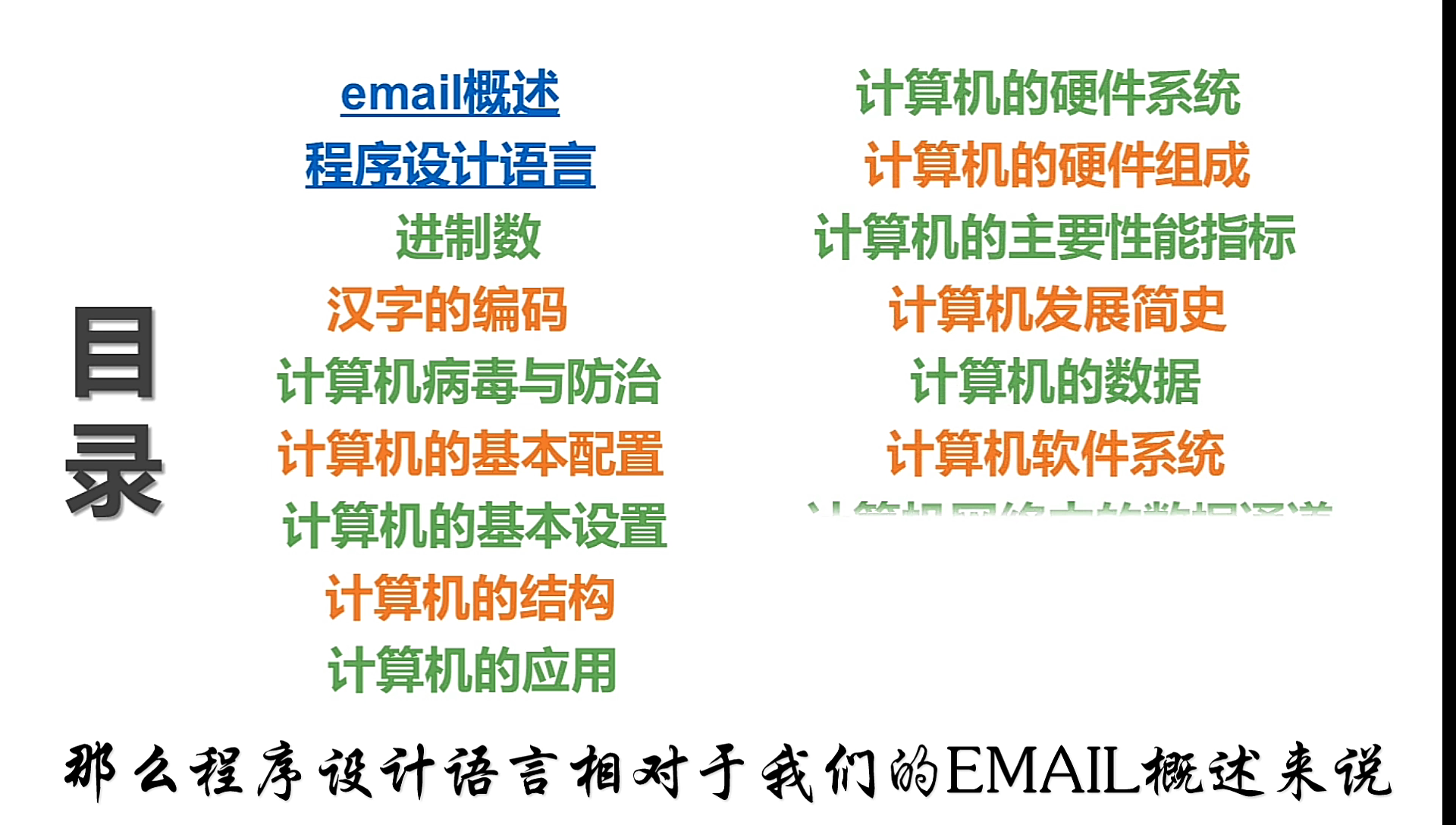 一级office——选择题之程序设计语言1