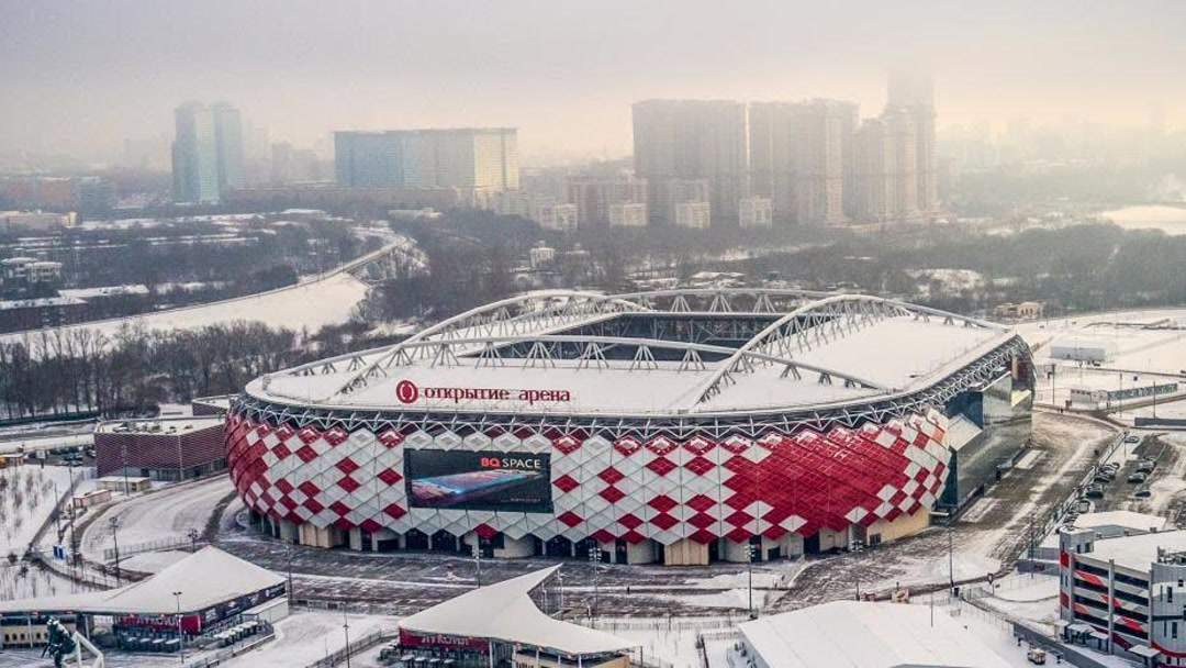 世界杯开幕式倒计时3天 媒体探营斯巴达克体育场