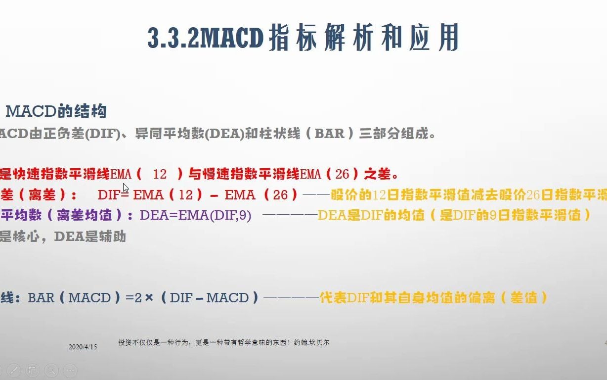 3.3.2macd指标解析与应用(上)
