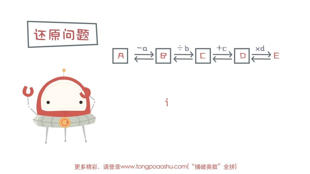 捅破奥数——还原问题 之(逆运算)(三年级)