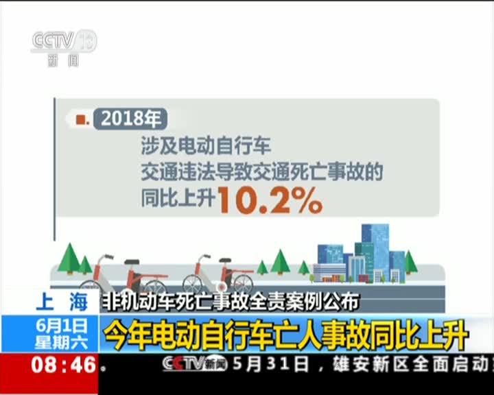 上海:非机动车死亡事故全责案例公布-今年电动自行车亡人事故同比上升